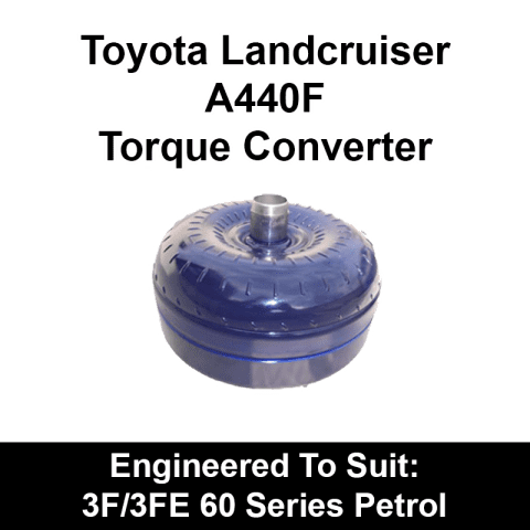 Billet Torque Converter suit Toyota A440 4 Speed behind a 3F/3FE 60 ...