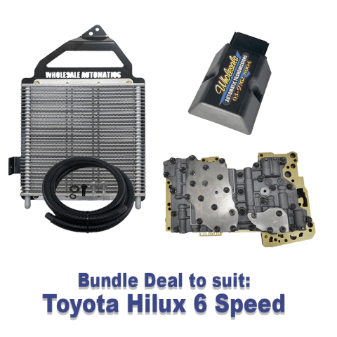 Hilux (2.8L Turbo Diesel, 6-Speed) Bundle: Trans Cooler, Nomad Valve ...
