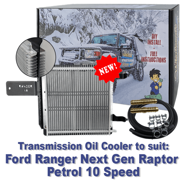 Ford Ranger Next Gen Raptor Petrol 10 Speed Trans Cooler Kit