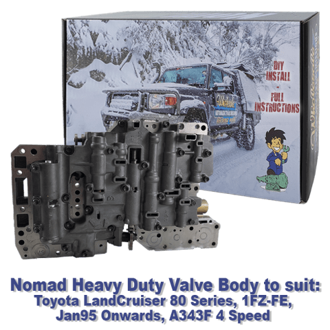 Nomad HD Valve Body for LandCruiser 80 Series Petrol 4 Speed with 1FZ ...